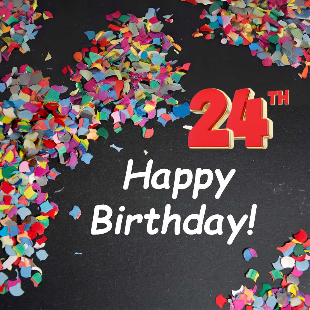 100+ Happy 24th Birthday Captions, message, Wishes with Images ...