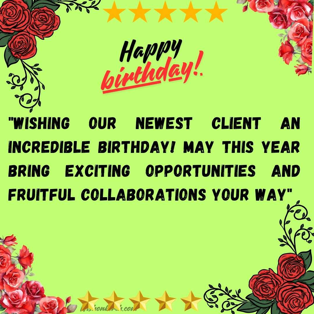 211+ Best Happy Birthday Wishes For Clients, With Images ,Quotes ...