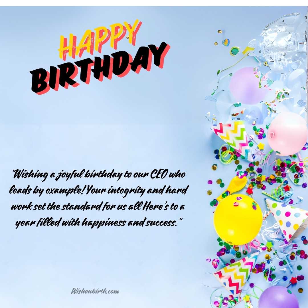 260+ Happy Birthday For CEO,Quotes Wishes,Messages - Wishonbrithday