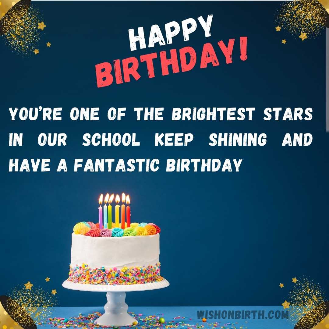 100+ Happy Birthday Wishes For Students With Images - Wishonbrithday