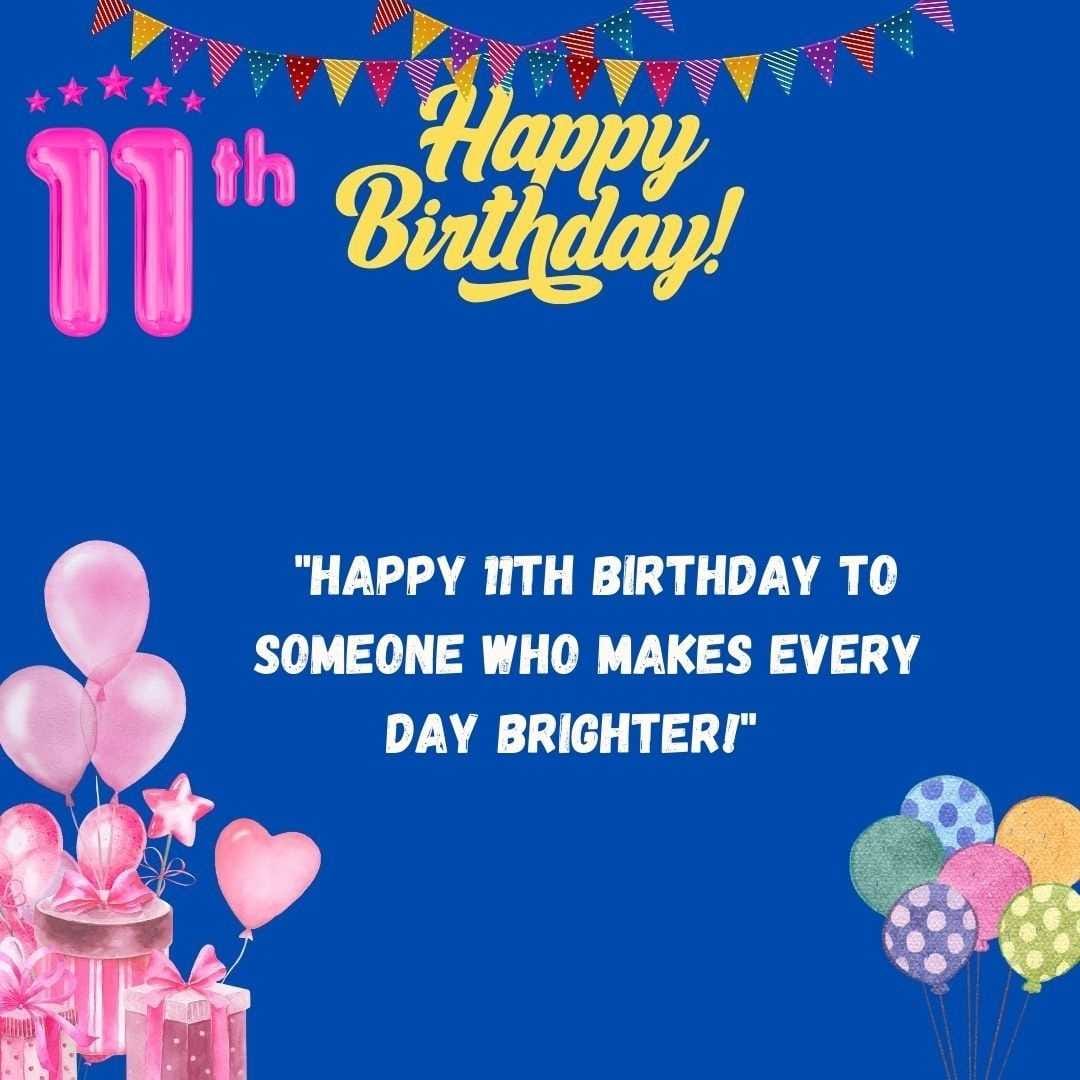 250+ Happy 11th Birthday Images, Wishes And Quotes, - Wishonbrithday