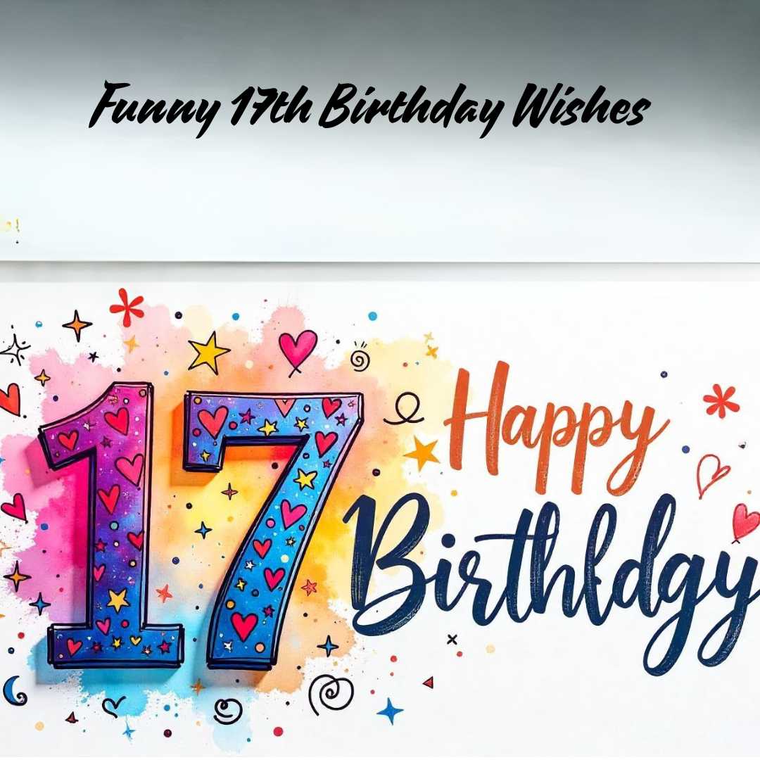 200+ Happy 17th Birthday Wishes and Messages - Wishonbrithday
