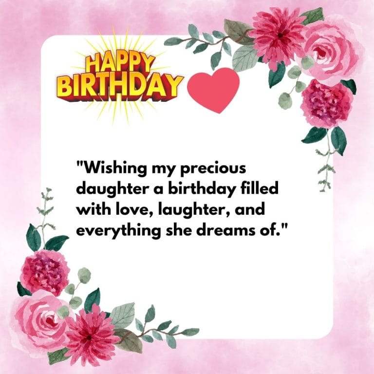 250 + Happy Birthday Daughter Images with Quotes, Messages - Wishonbrithday