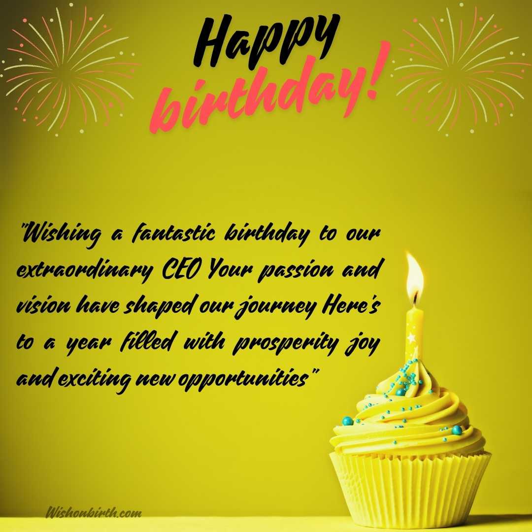 260+ Happy Birthday For CEO,Quotes Wishes,Messages - Wishonbrithday