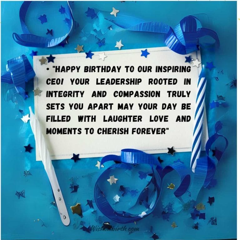 260+ Happy Birthday For CEO,Quotes Wishes,Messages - Wishonbrithday