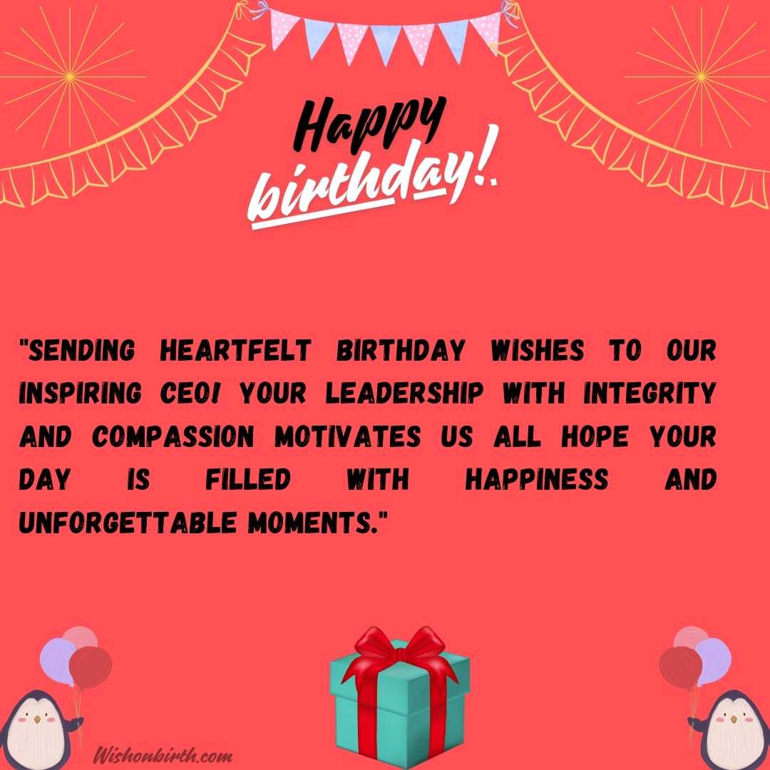 260+ Happy Birthday For CEO,Quotes Wishes,Messages - Wishonbrithday