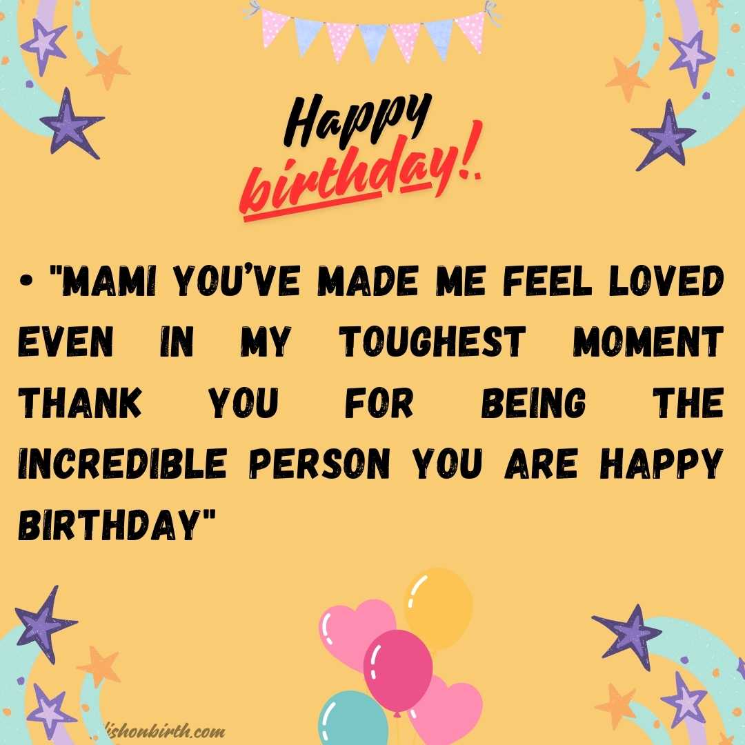200+ Happy Birthday Wishes For Mami With Images - Wishonbrithday