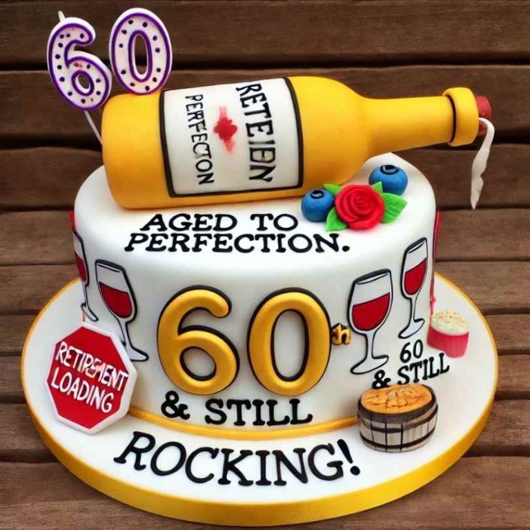 60th Birthday Cake Ideas: Unique, Elegant & Creative Designs for a ...