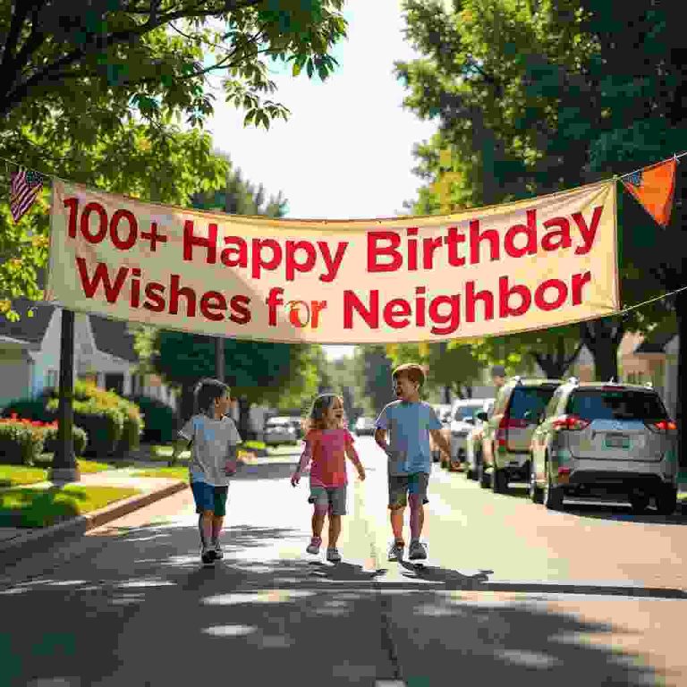 100+ Happy Birthday Wishes for Neighbor - Wishonbrithday