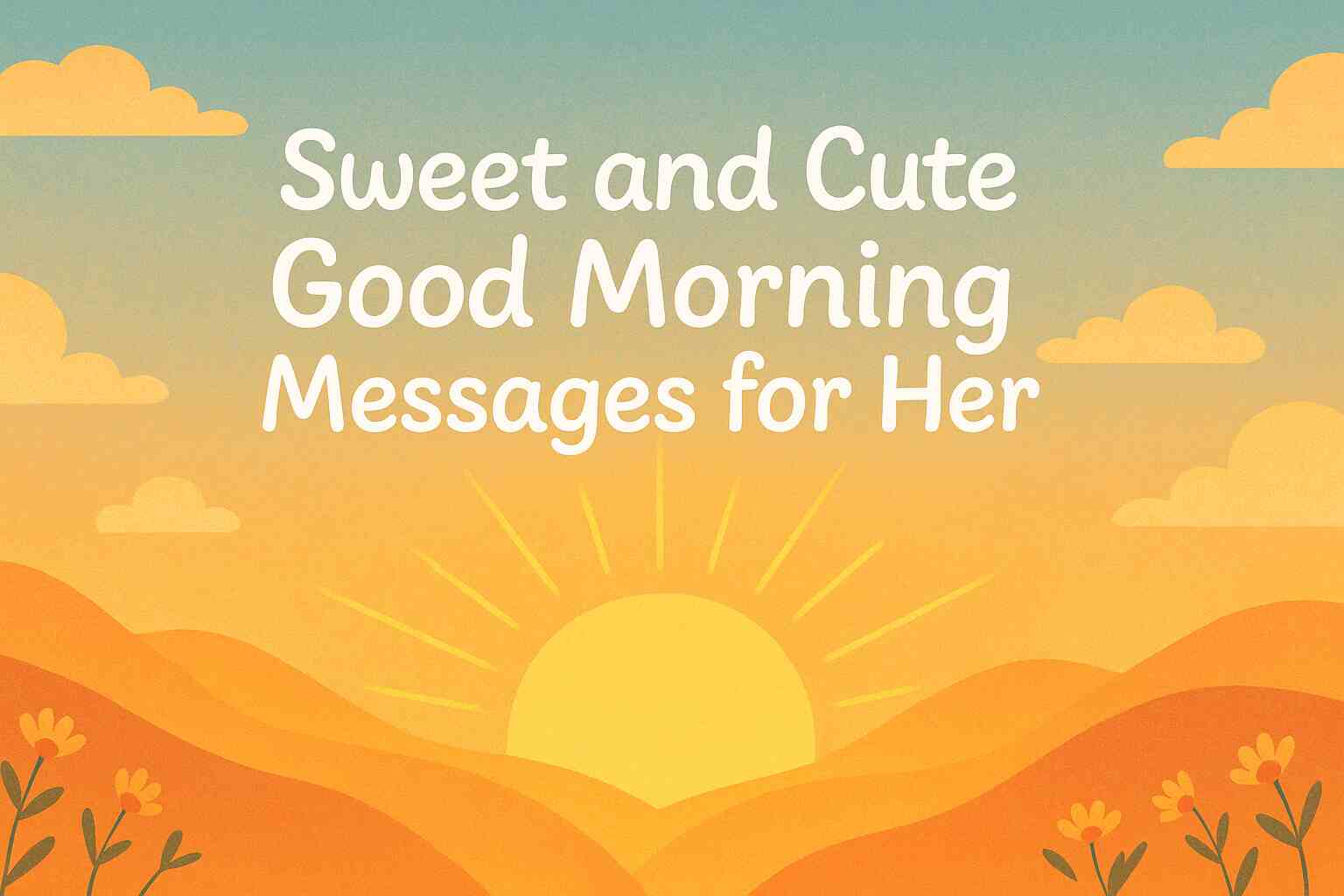 100+ Best Good Morning Messages for Her – Sweet, Flirty & Loving ...