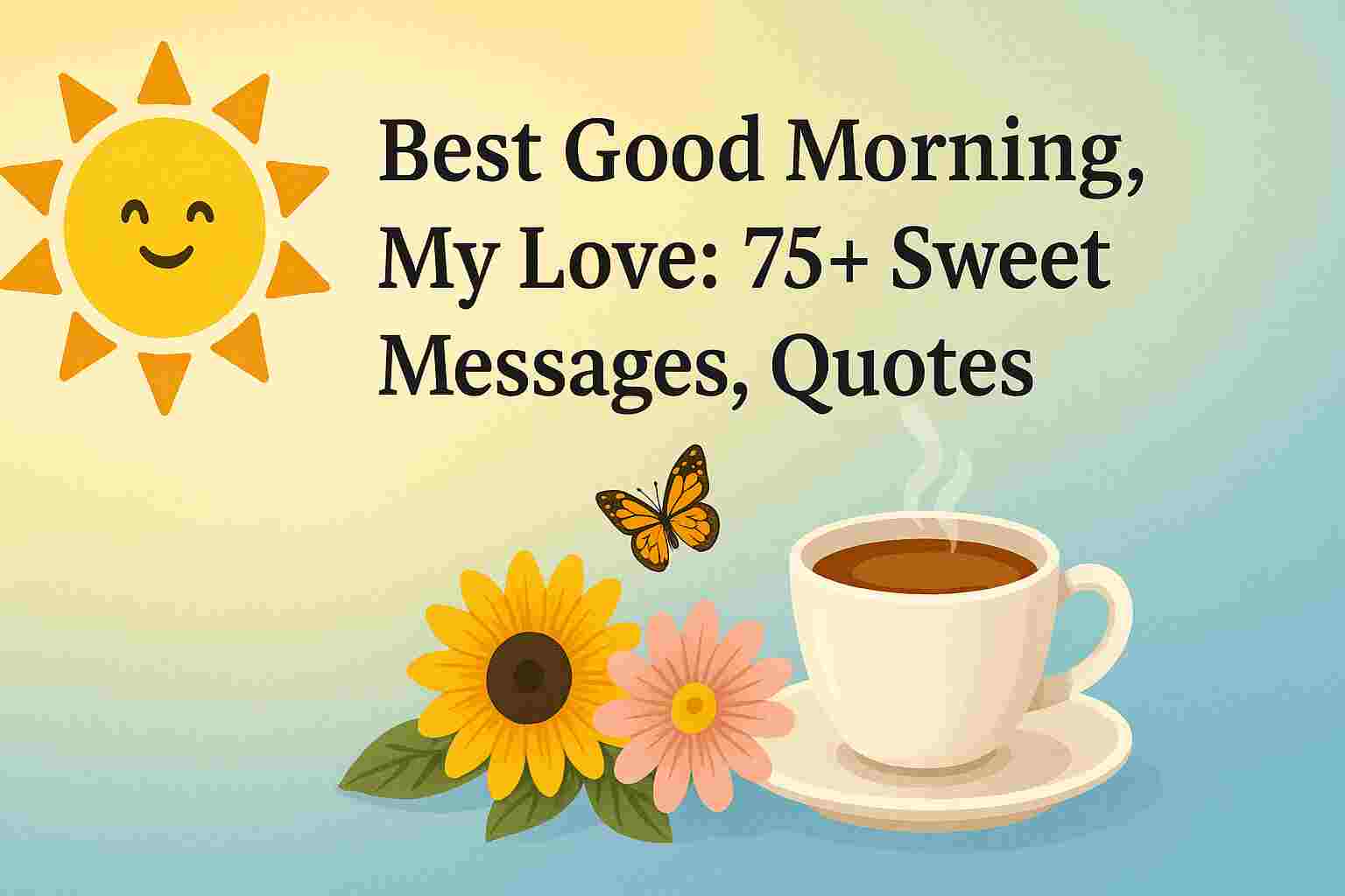 Best Good Morning My love: 75+ Sweet Messages, Quotes - Wishonbrithday