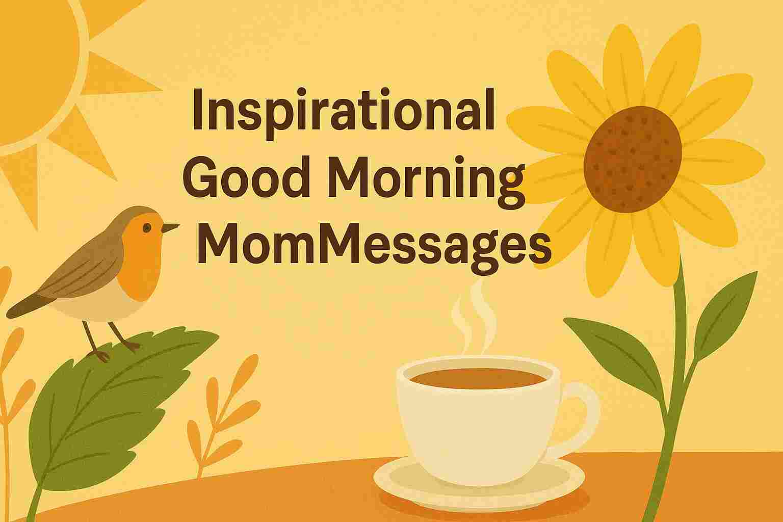 100+ Best Good Morning Mom Messages - Wishonbrithday